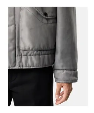Stone Island Padded Stand Collar Jacket With Anti-drop