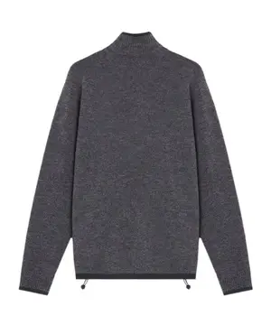 Stone Island Loose-fit Half-zip Jumper With Drawcord Hem