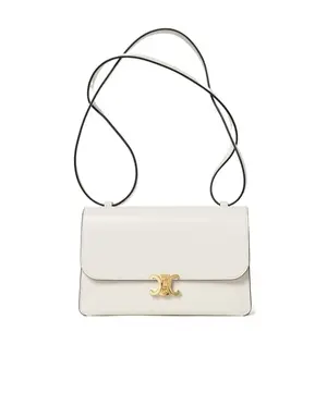 Celine Le 17 Flap Shoulder Bag - Opal/black