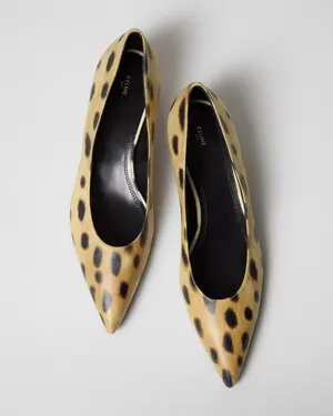 Celine Kitten Pump In Cheetah