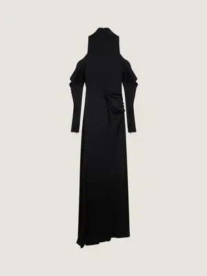 Givenchy Draped Dress In Satin Crepe