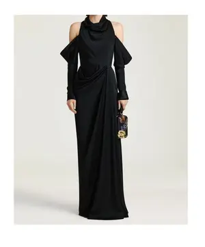Givenchy Draped Dress In Satin Crepe