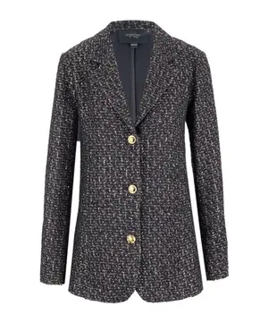 Giambattista Valli Single-breasted Glittering Tweed Blazer - No