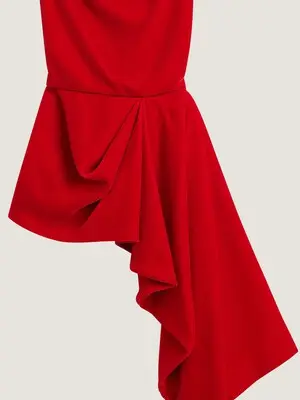 Givenchy Draped Top In Velvet With Open Back