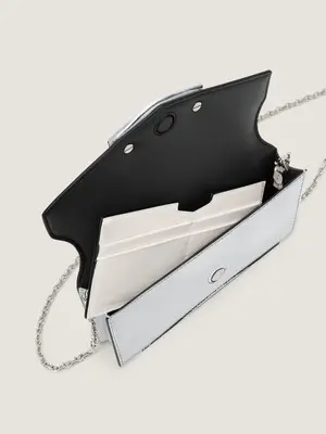 Givenchy Antigona Wallet On Chain In Mirror Leather