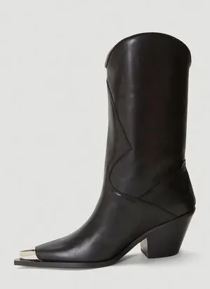 MISBHV Metallic Toe Cowboy Boots
