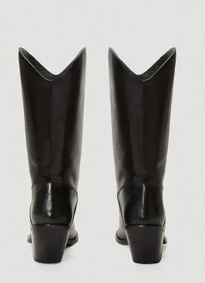 MISBHV Metallic Toe Cowboy Boots