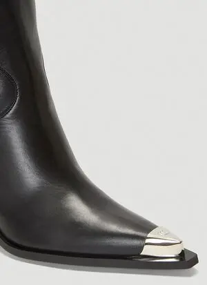MISBHV Metallic Toe Cowboy Boots