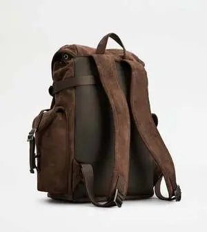 TOD'S Logo Patch Medium Backpack