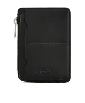 TOD'S Leather Wallet - Black