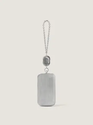 Givenchy Evening Clutch In Metal With Crystal Jewel