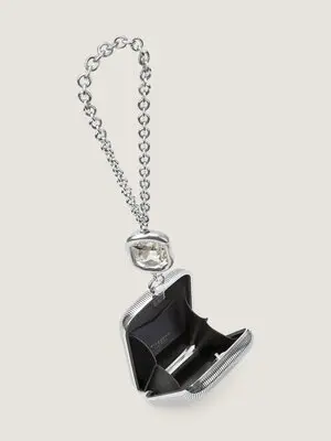 Givenchy Evening Clutch In Metal With Crystal Jewel
