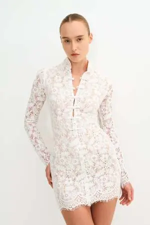 SAU LEE Roberta Mini Dress