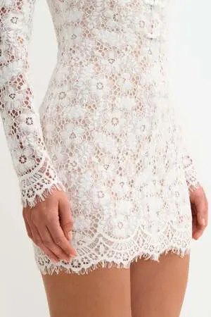 SAU LEE Roberta Mini Dress
