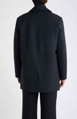 Cardinal Of Canada Samson Wool Car Coat With Removable Liner - Black