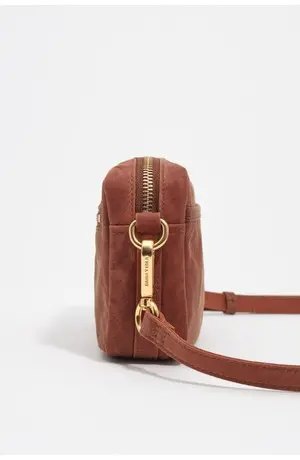 Bimba Y Lola Small Coated Crossbody Bag - Rust
