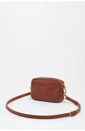 Bimba Y Lola Small Coated Crossbody Bag - Rust