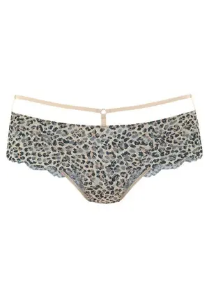 LASCANA Mesh Animal Print Hipster Panty