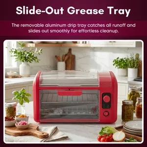 ELITE CUISINE 8-hot Dog Roller And Toaster Oven