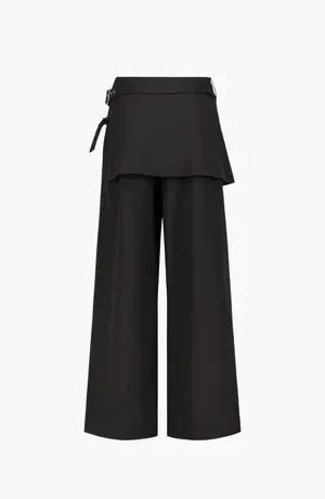 SAEMDI Lelia Layered Skirt Trousers