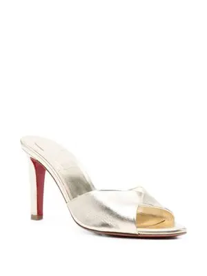 CHRISTIAN LOUBOUTIN Fanny Leather Mules - Multicolor