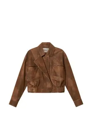 Isabel Marant Étoile Marant Belma Faux Leather Jacket - Multicolor