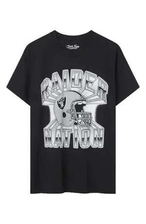 Junk Food Las Vegas Raiders Cotton Graphic T-shirt - Black