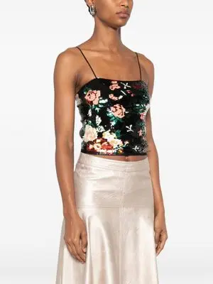 FORTE_FORTE Sequined Bralette Top