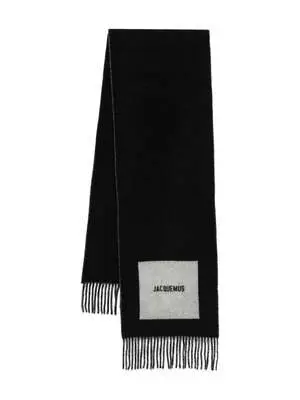 Jacquemus Logo Wool Scarf - Multicolor