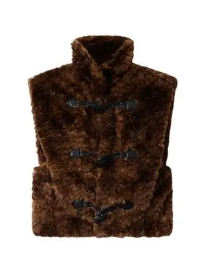 Isabel Marant Étoile Marant Jocya Faux Fur Vest - Multicolor