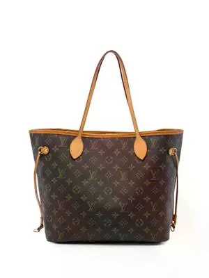 LOUIS VUITTON 2016 Monogram Neverfull Mm Tote Bag - Brown