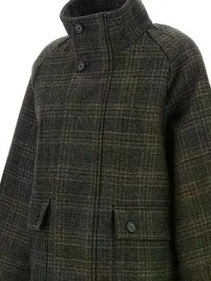Barena Venezia Checked Wool-blend Coat