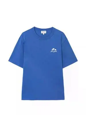 CAFÉ KITSUNÉ Logo-print Cotton T-shirt
