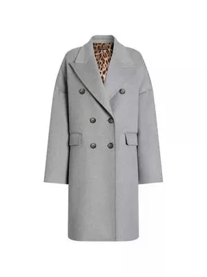 Dolce & Gabbana Double-breasted Cashmere Coat - Grey