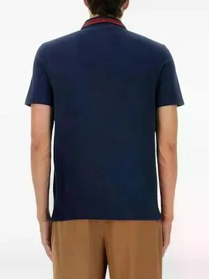 Valentino Garavani Logo-embroidered Tipped Polo Shirt