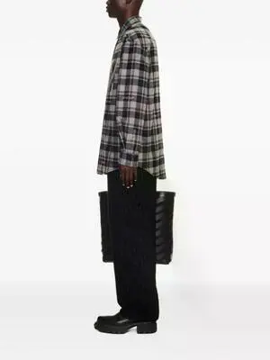 Off-White Check-print Padded Overshirt