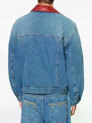 MARANT Reversible Shearling-effect Denim Jacket