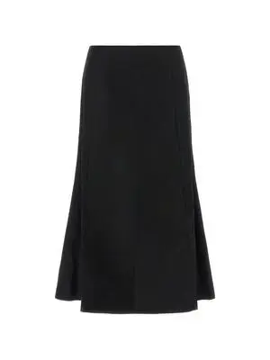 THELATEST Erica Flared Midi Skirt - Black