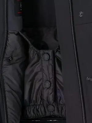 Moncler Loira Faux Fur-trimmed Belted Jacket