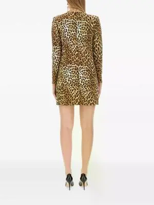 Moschino Animal-pattern Mini Dress