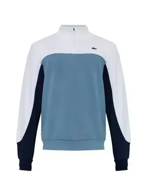 Lacoste Colour-block Quarter-zip Sport Sweatshirt