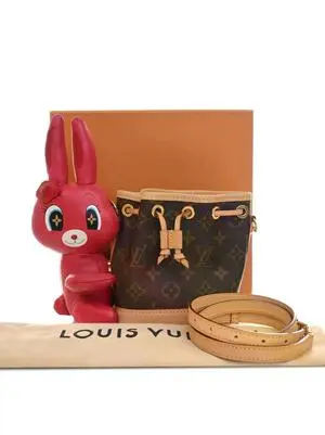 LOUIS VUITTON 2021-2026 Sun Yitian Nano Monogram Rabbit Noe Satchel