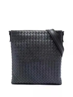 Bottega Veneta 2012-2026 Nappa Intrecciato Vn Crossbody Bag - Grey