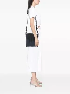 Bottega Veneta 2012-2026 Nappa Intrecciato Vn Crossbody Bag - Grey