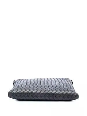 Bottega Veneta 2012-2026 Nappa Intrecciato Vn Crossbody Bag - Grey