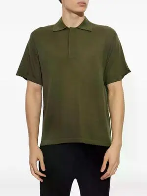 LISA YANG Carter Cashmere Polo Shirt - Green