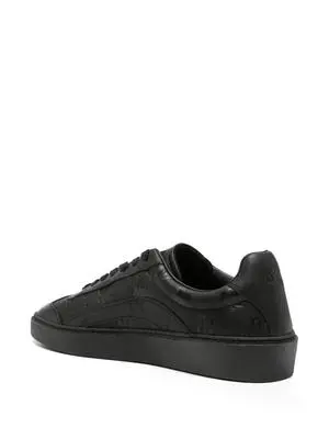 Dsquared2 Rider Logo-embossed Leather Sneakers