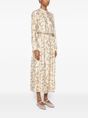 FORTE_FORTE Printed Long Dress - Multicolor