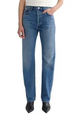 AGOLDE 90s Pinch Waist High Waist Straight Leg Jeans - Circulate