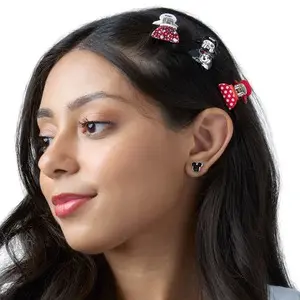 Disney Minnie Mouse Hair Clips Claw Small 6-piece Set Official License